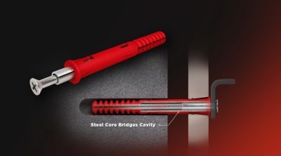 Corefix Red Heavy Duty Dot & Dab Wall Fixing Box Of 24