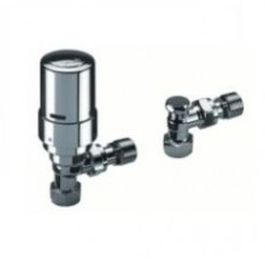 Danfoss RAS-D2 8/10/15mm Angled TRV With Lockshield Chrome | ukhps.co.uk