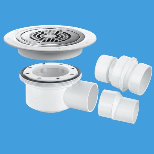 McAlpine TSG52-ANTI/LIG 50mm Water Seal Sheet Floor Trapped Gully Anti ...